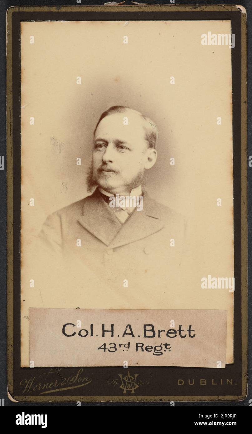 43rd regt colonel h a brett hi-res stock photography and images - Alamy