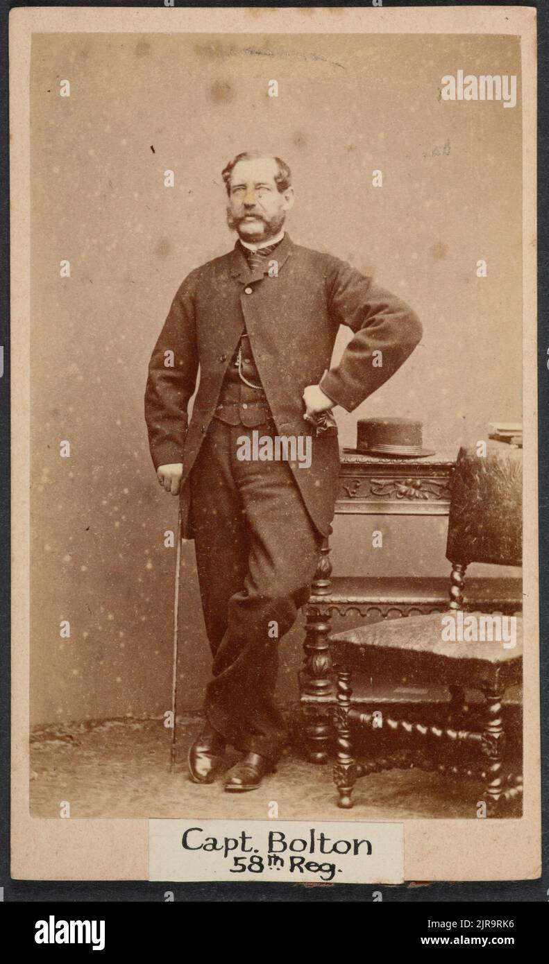 58th reg captain bolton hi-res stock photography and images - Alamy