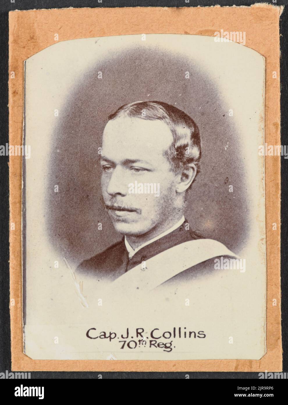 Capt J.R. Collins 70th Reg., circa 1860, maker unknown Stock Photo - Alamy