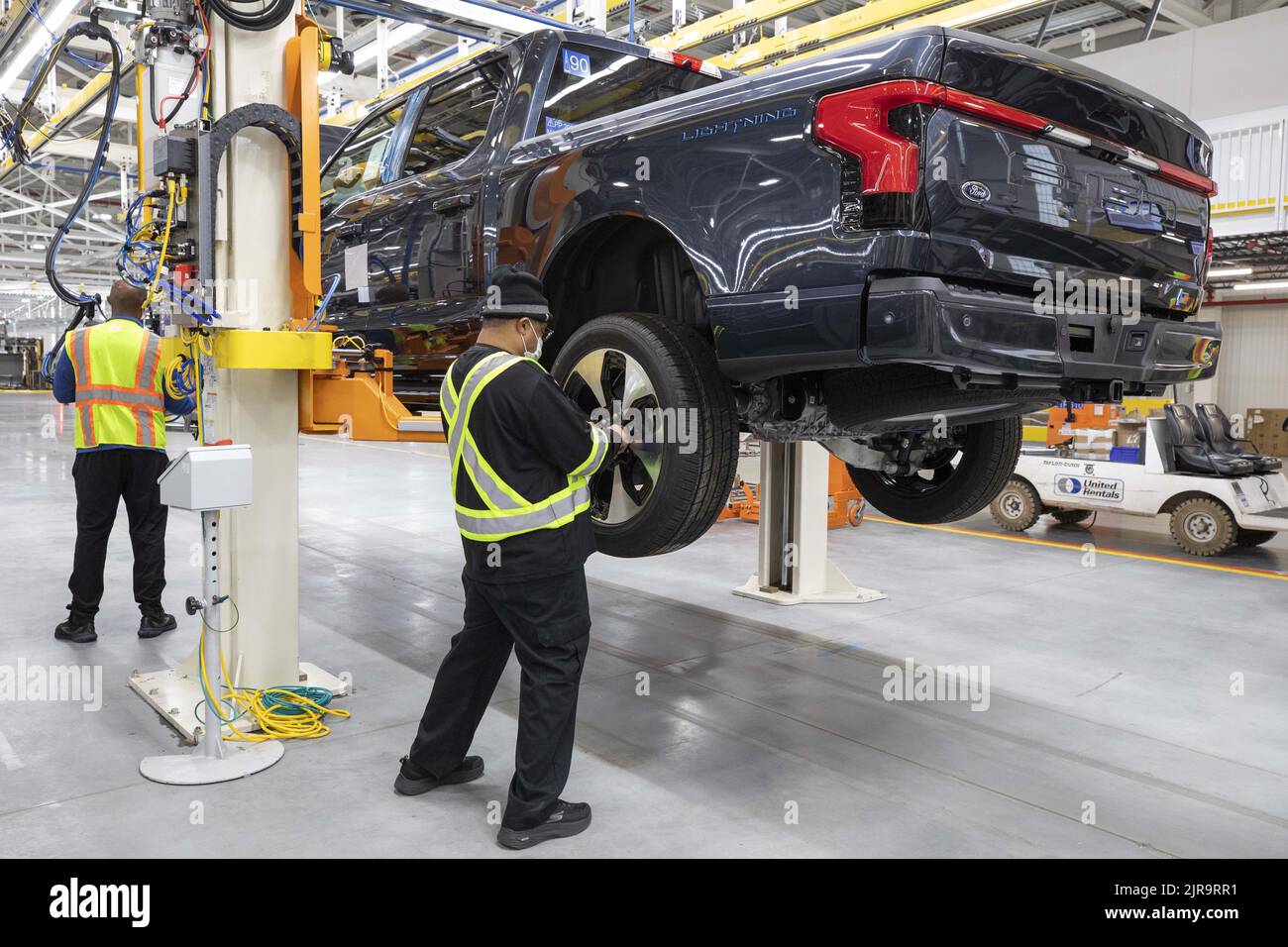 United States, Michigan, Dearborn: Ford Rouge Electric Vehicle Center ...