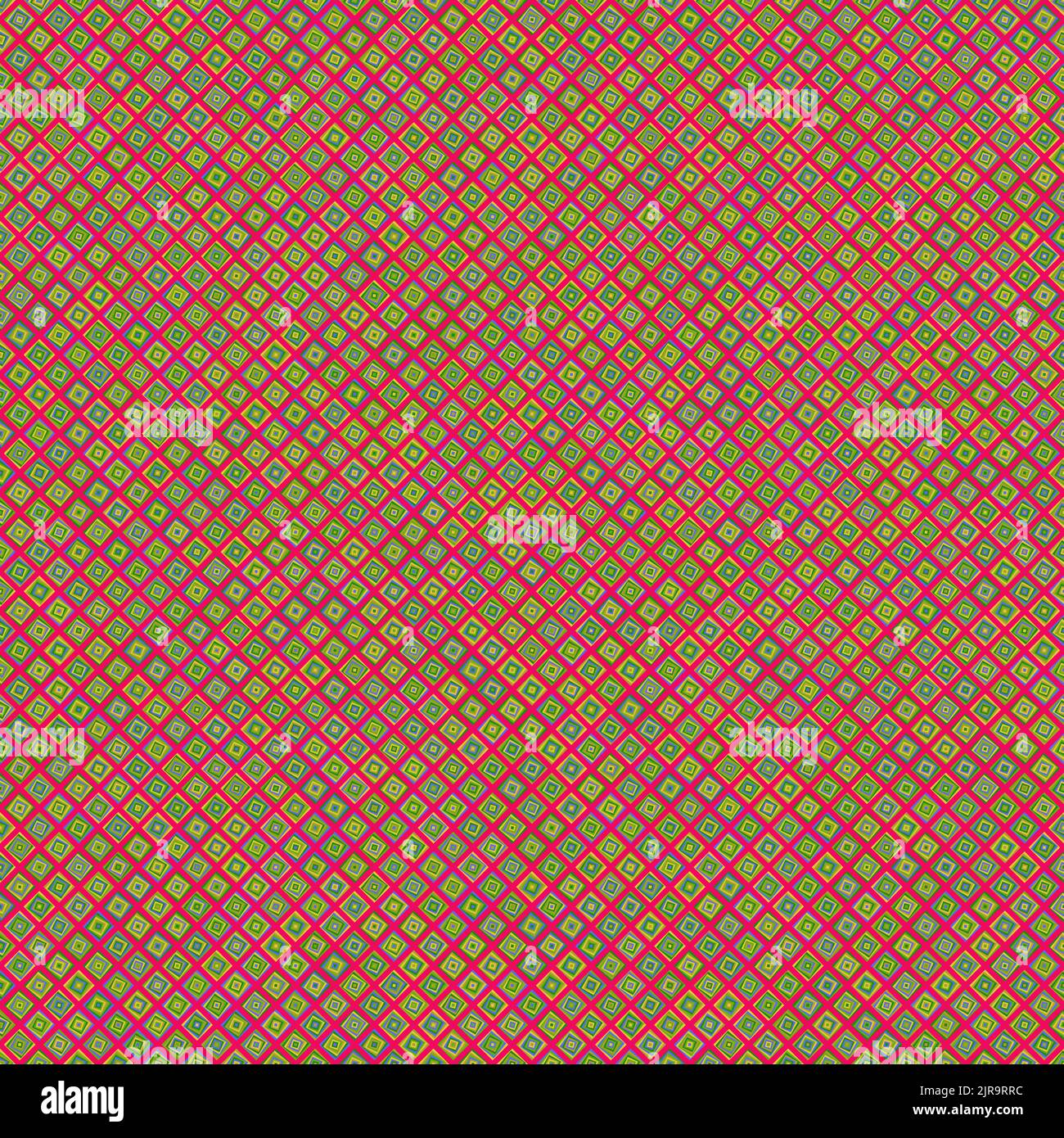 Colorised Rhombuses tiles tessellation pattern illustration Stock ...