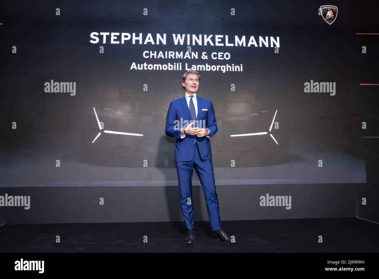 Dubai, 2021/12/15: Stephan Winkelmann, President and CEO of Automobili ...