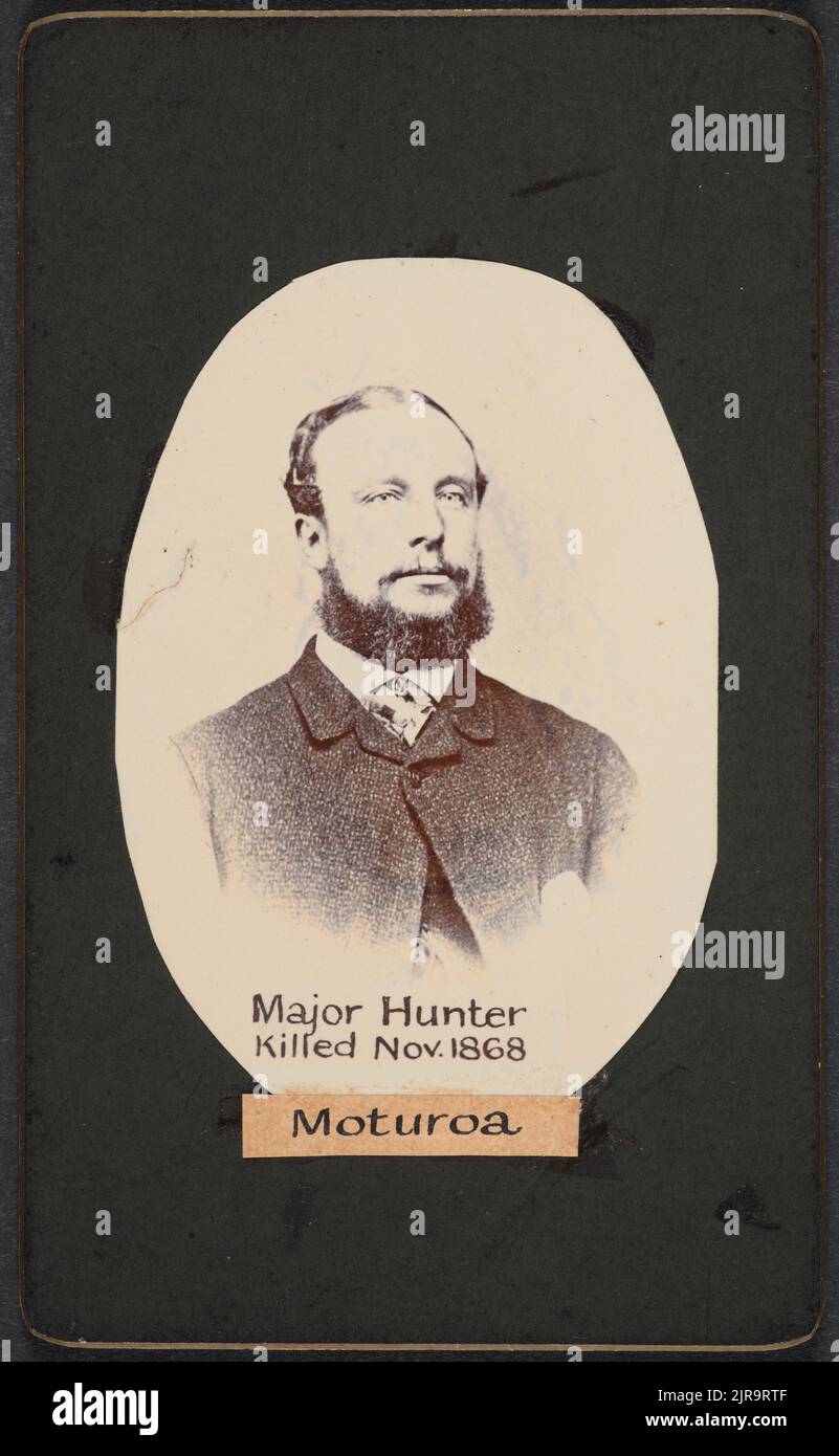 Major Hunter, killed Nov 1868 Moturoa, circa 1860, maker unknown Stock ...