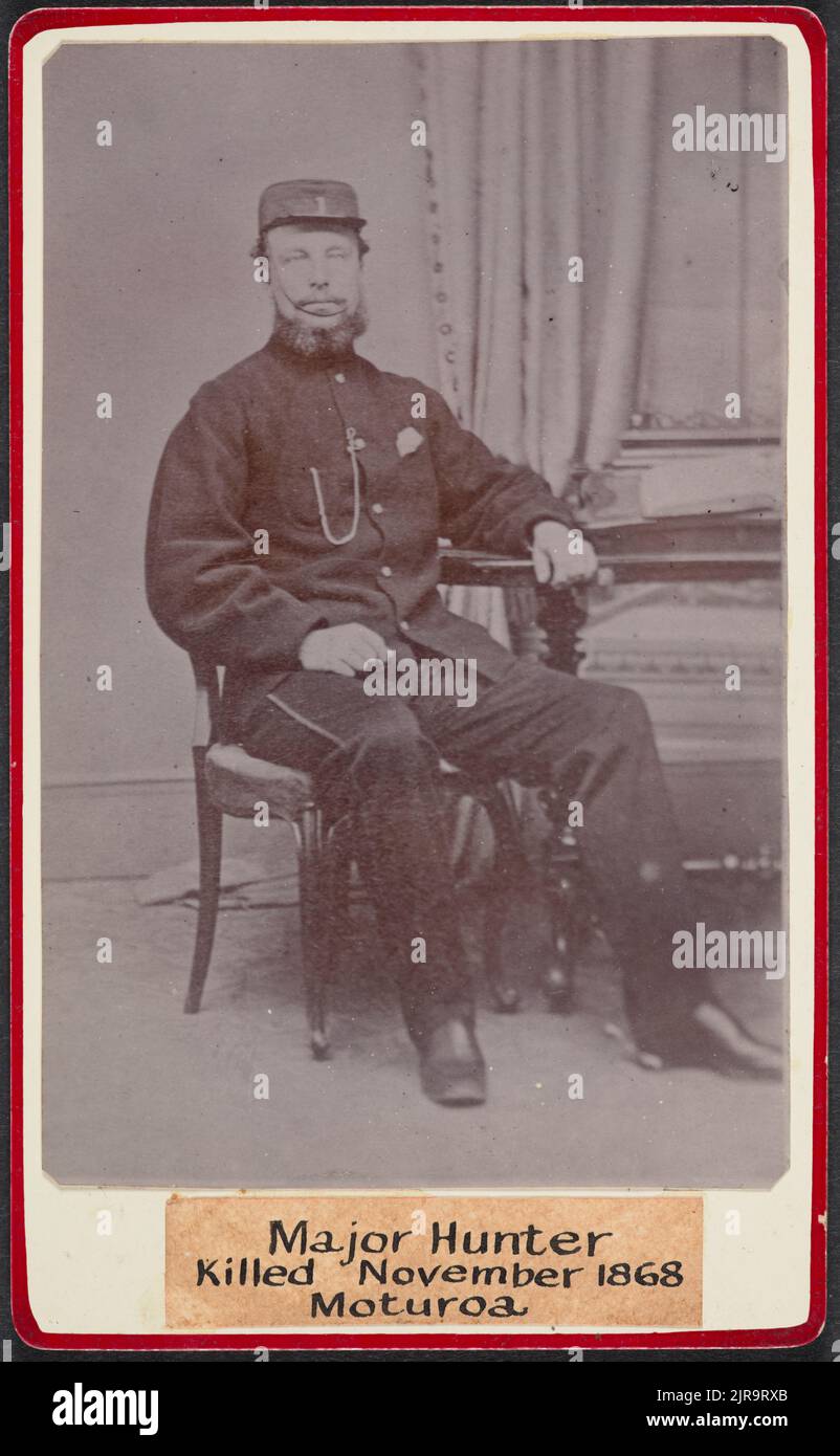 Major Hunter, killed Nov 1868 Moturoa, circa 1860, maker unknown Stock ...