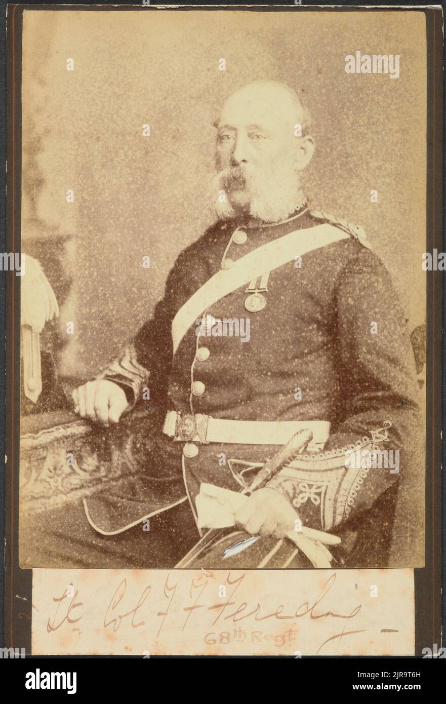 68th regt lt col f f fereday hi-res stock photography and images - Alamy