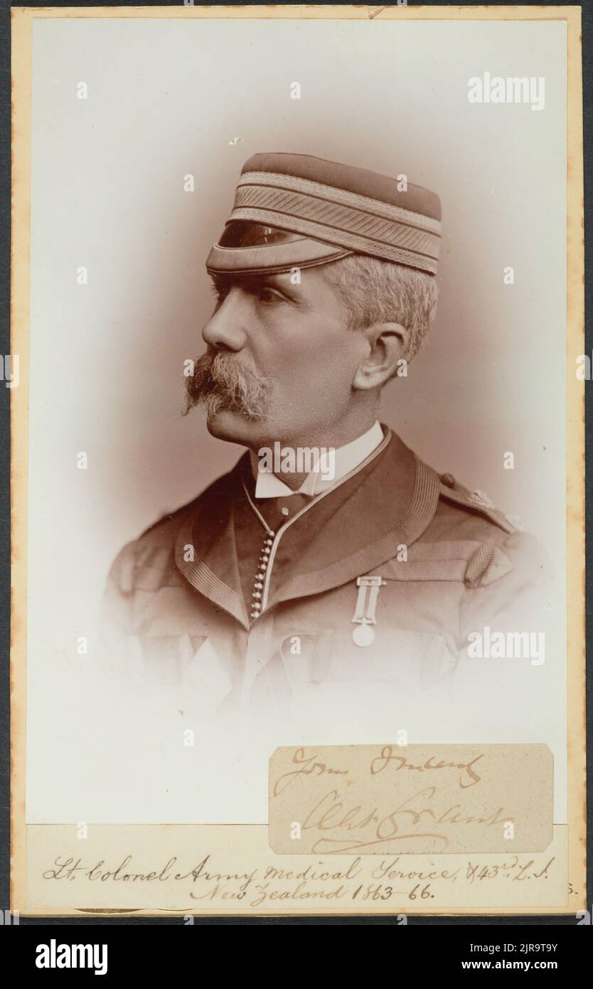 Lt. Col. Robert Grant, Army medical service, 43rd L.T. New Zealand 1863 ...