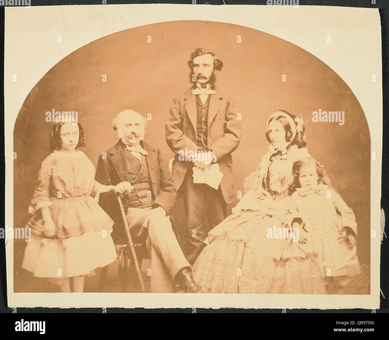 His Excellency Colonel Gore Browne & Family, circa 1860, maker unknown ...