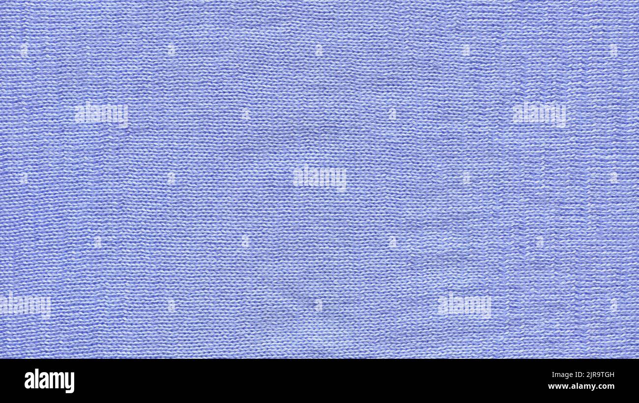 Winter azure blue simple fabric wool scarf pattern. Blue colored wool ...