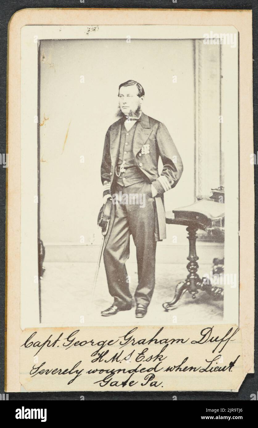 Capt. George Graham Duff "H.M.S. Esk" Severely wounded when Liet, Gate ...