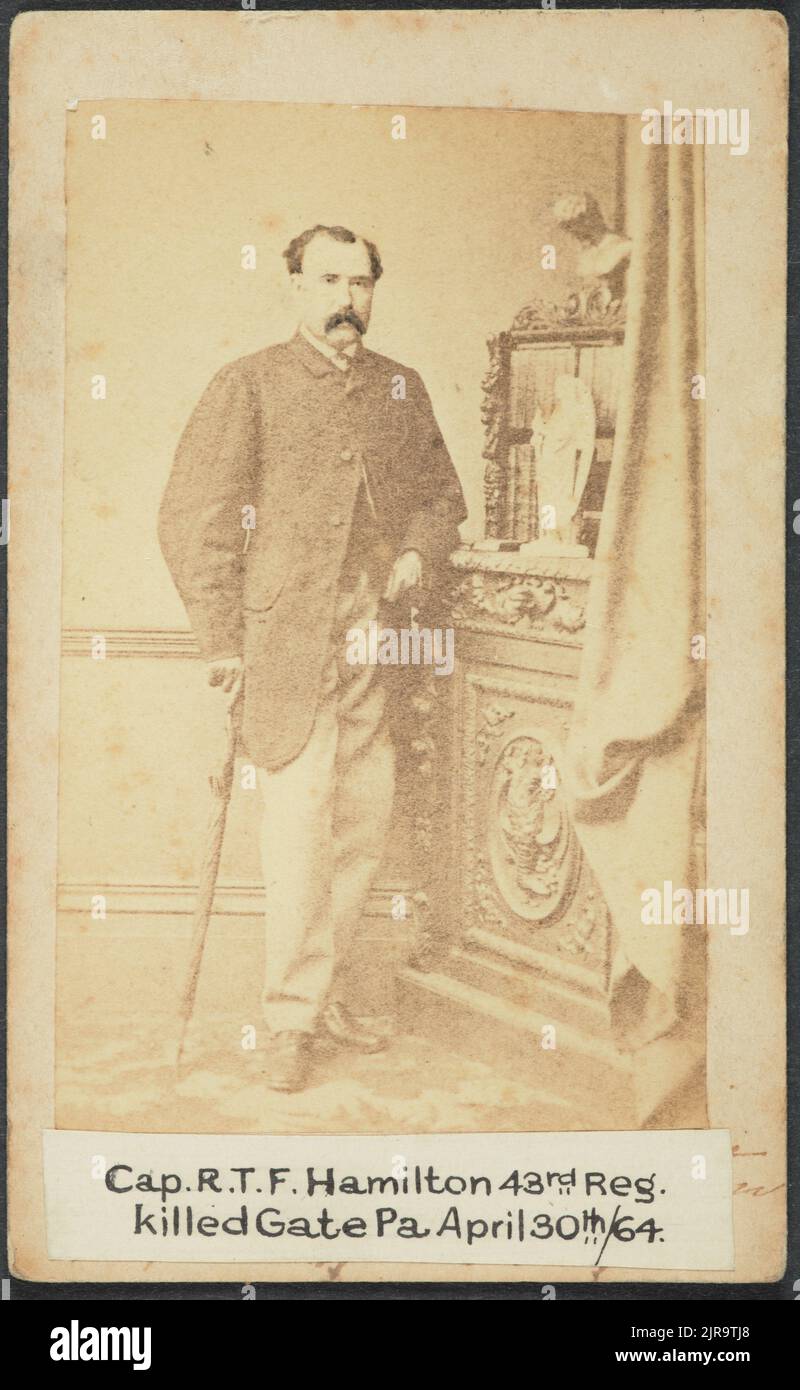 Captain R. T. F Hamilton, 43rd Reg killed Gate Pa April 30th 1864 ...