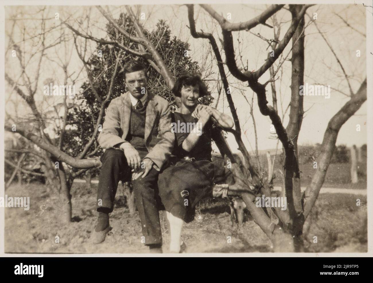 Hazel Lee-Johnson and Harold Fallows in countryside surroundings ...