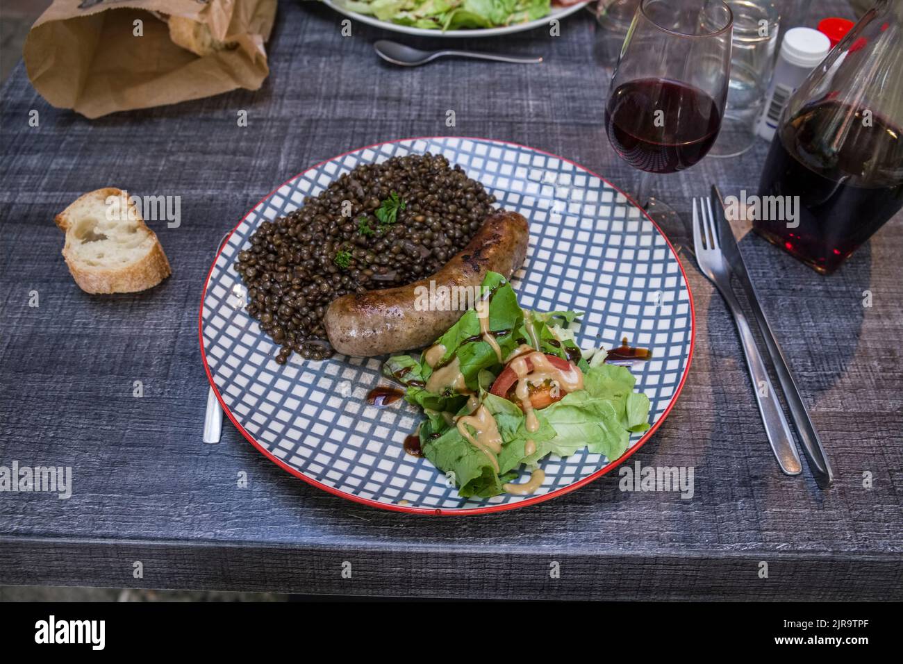 Le Puy-enVelay (south-central France): traditional local dish with ...