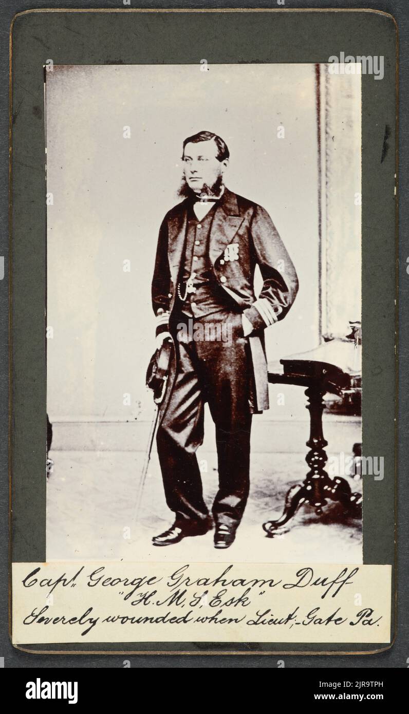 Capt. George Graham Duff "H.M.S. Esk" Severely wounded when Liet, Gate ...