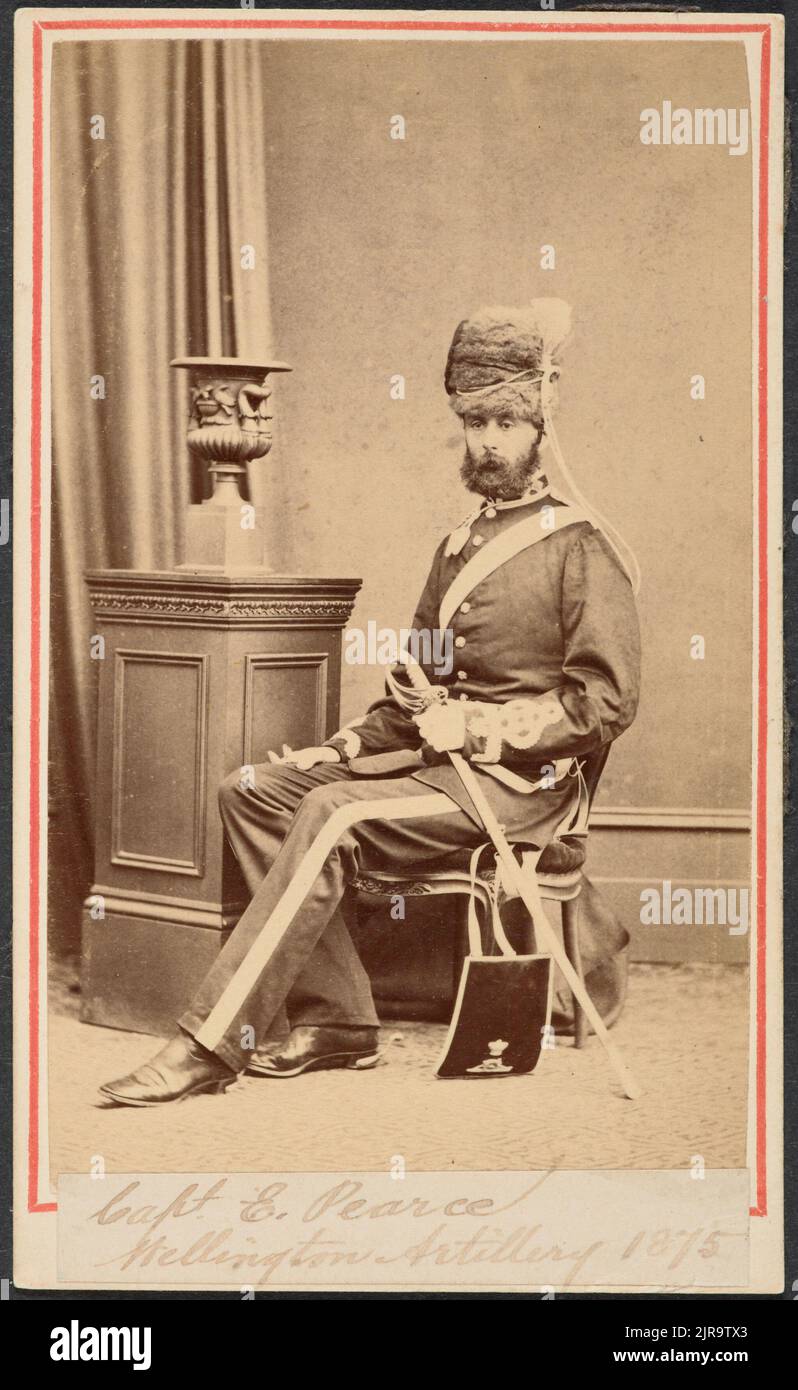 Wellington artillery 1875 capt e pearce hi-res stock photography and ...