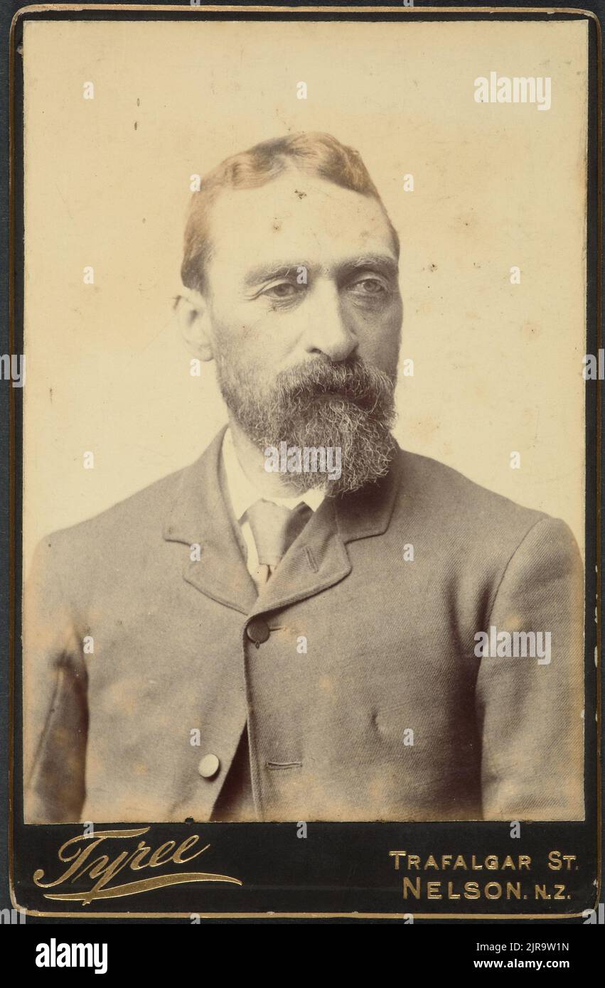 Martin, James (Hemi Matenga Waipunahau), circa 1890, Nelson, by Tyree ...