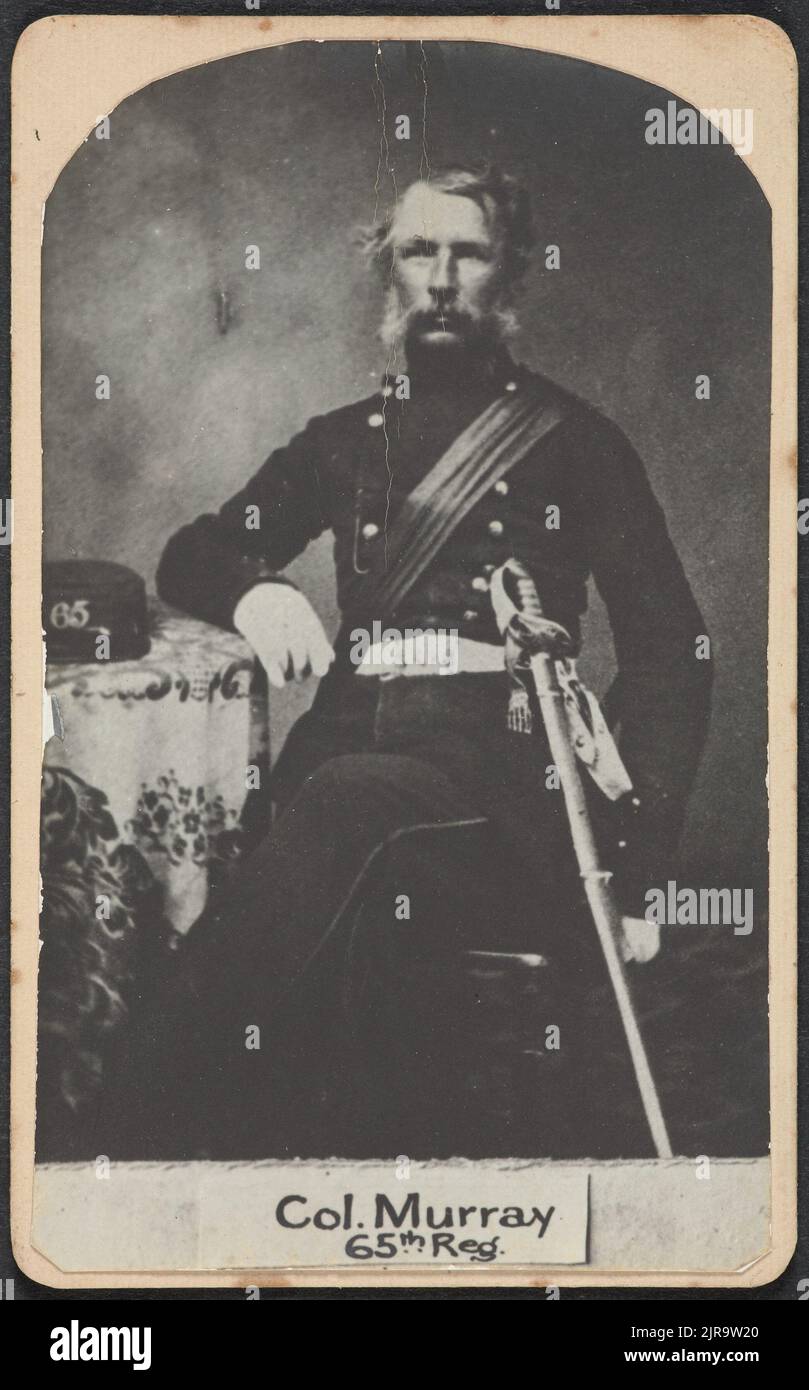Colonel Murray, 65th reg., circa 1900, by William Francis Gordon Stock Photo - Alamy