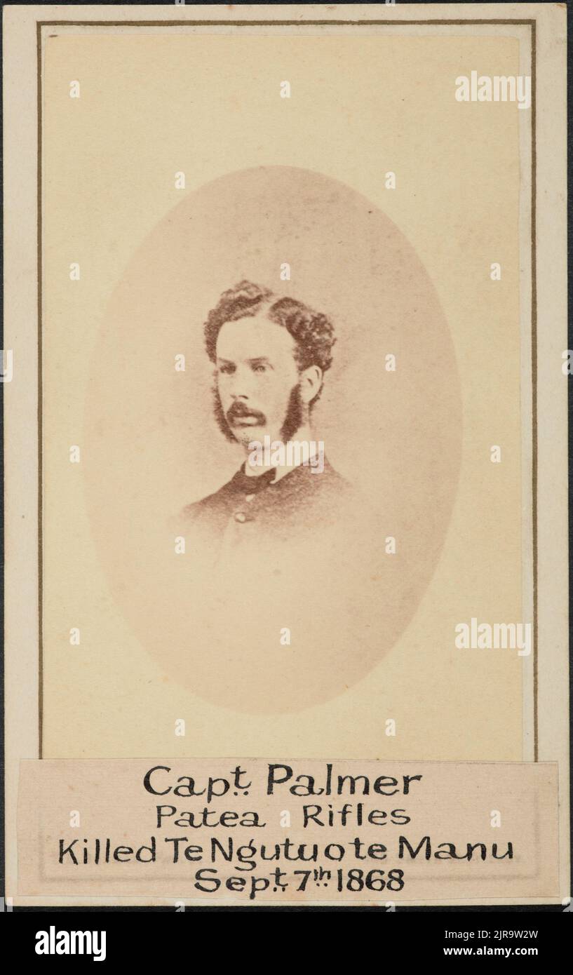 Captain Palmer, circa 1860, Melbourne, by Frederick Burman Stock Photo ...