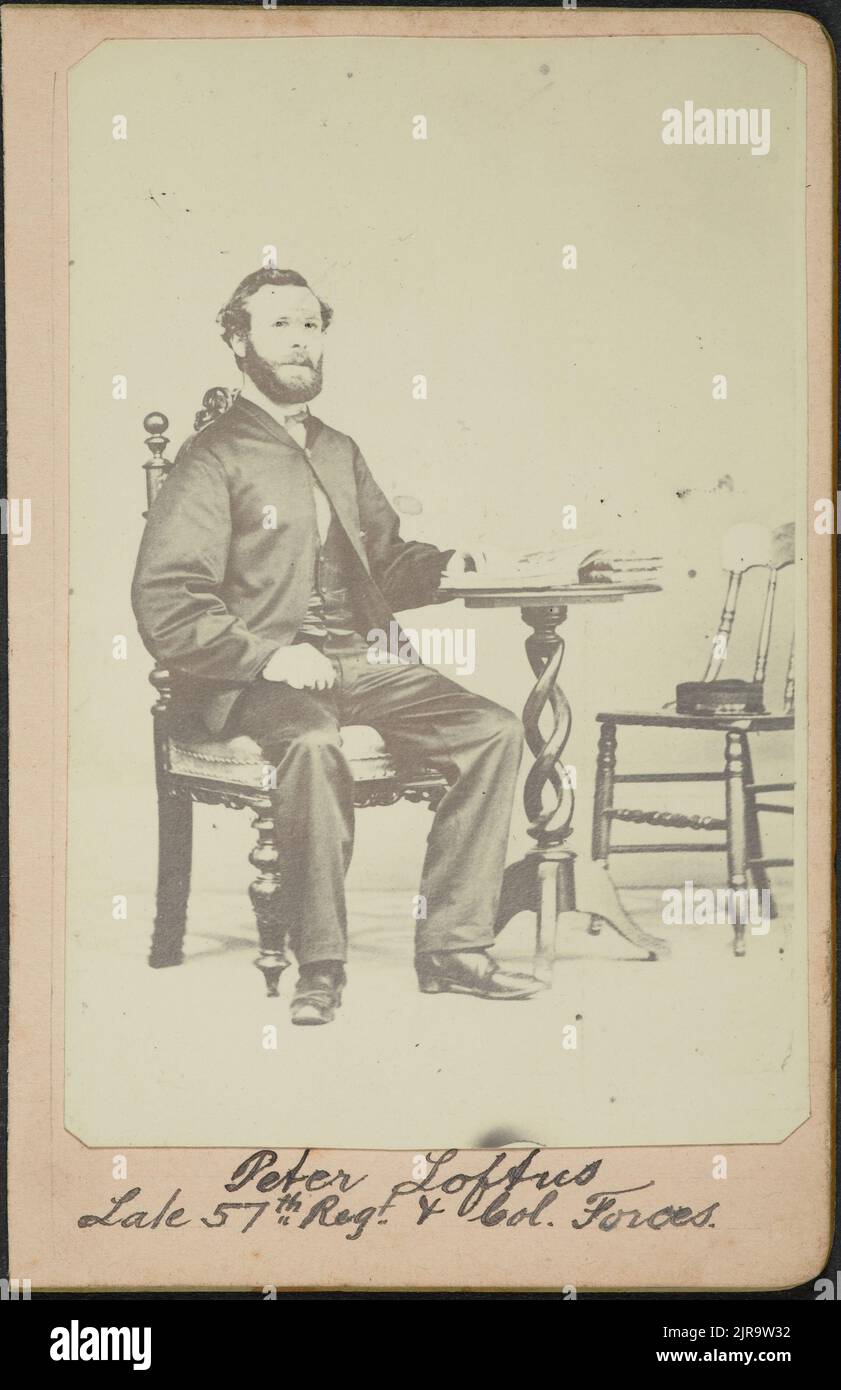 Peter Loftus, late 57th Regiment and Colonial Forces, circa 1900, by ...