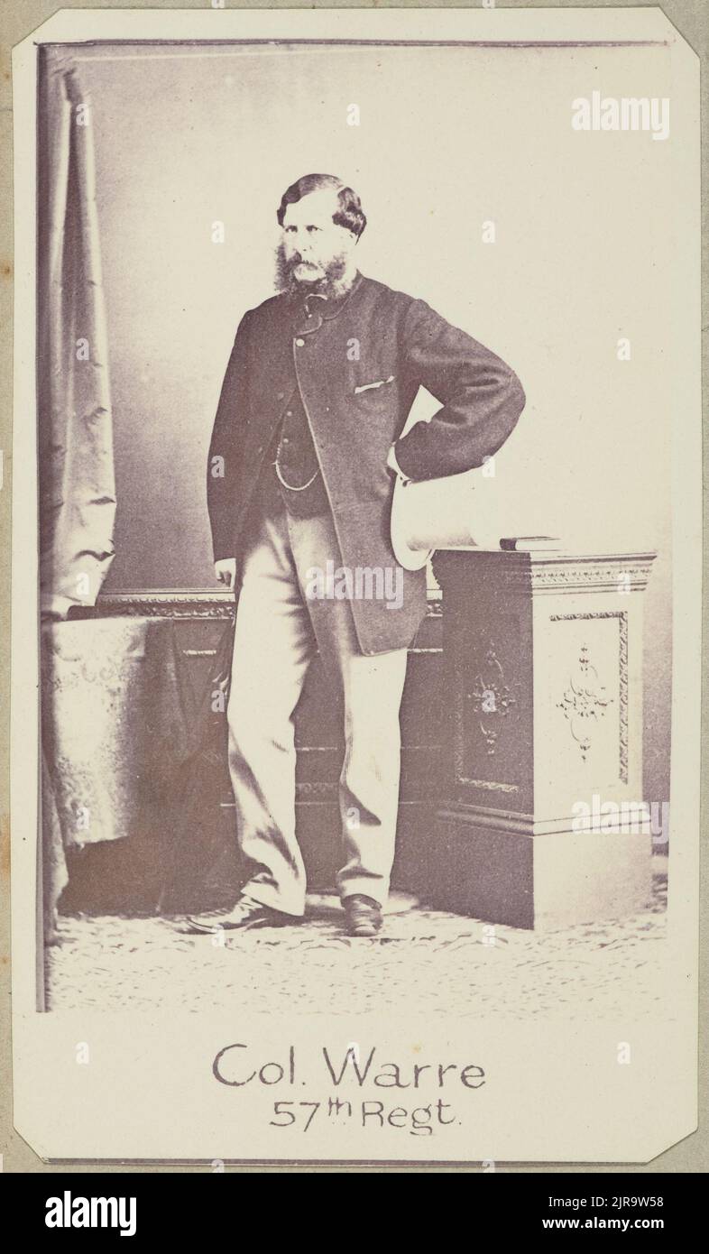 Colonel Warre, 57th regiment, circa 1900, by William Francis Gordon ...
