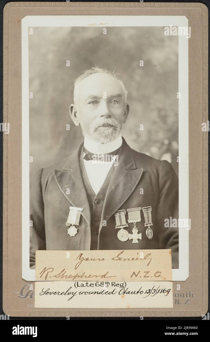 R. Shepherd, N.Z.C., circa 1860, maker unknown Stock Photo - Alamy