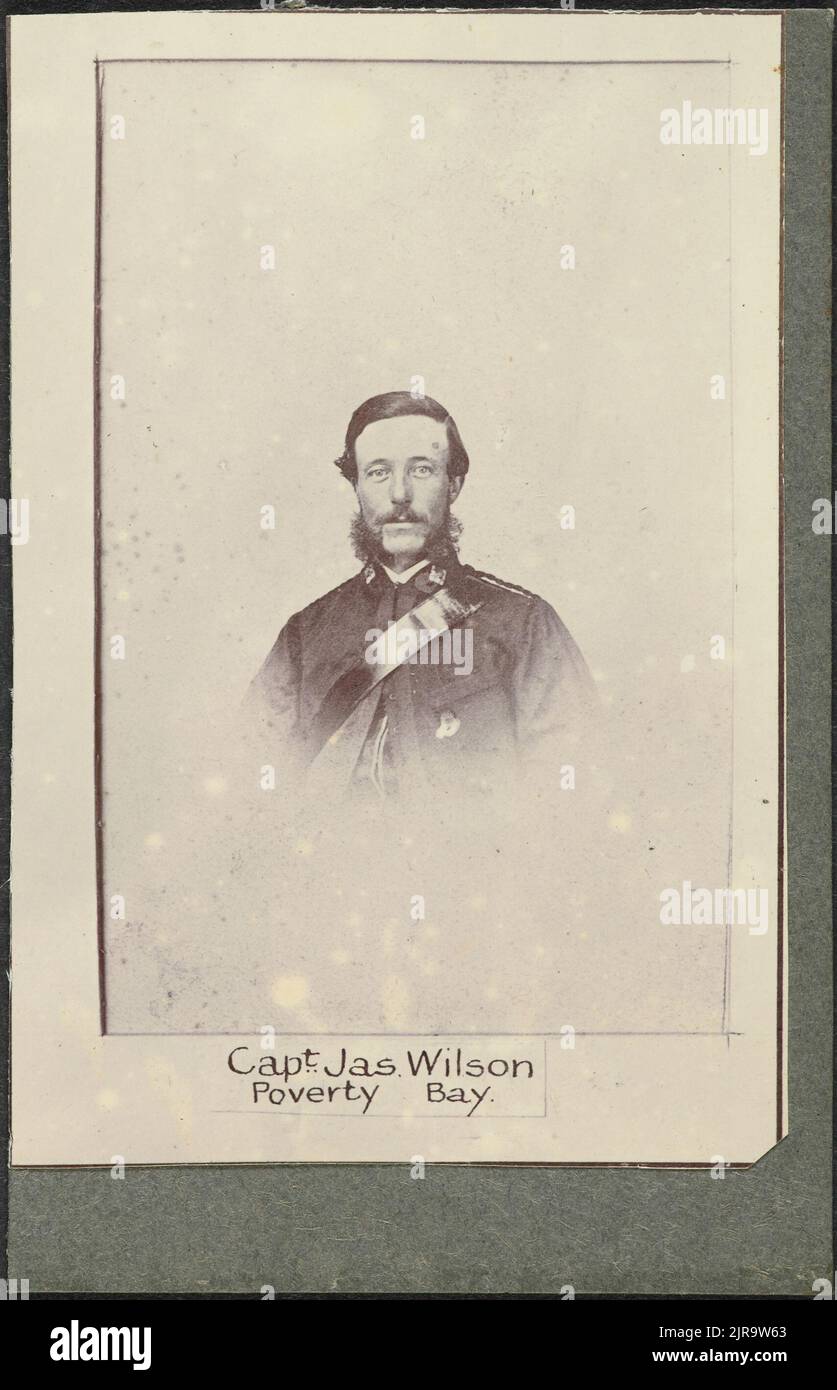 Captain J. Wilson, circa 1900, by William Francis Gordon Stock Photo ...