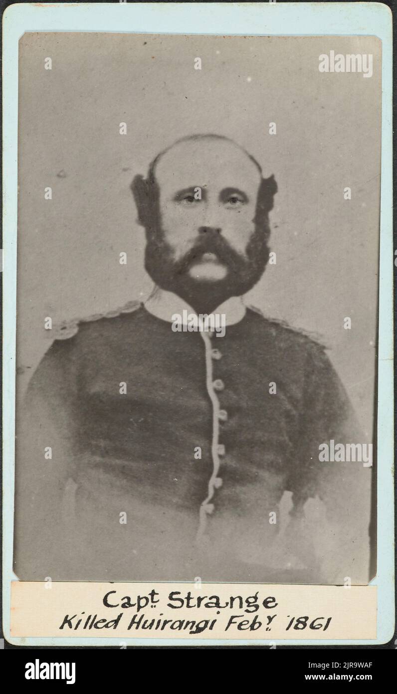 Capt. Strange, circa 1860, maker unknown Stock Photo - Alamy