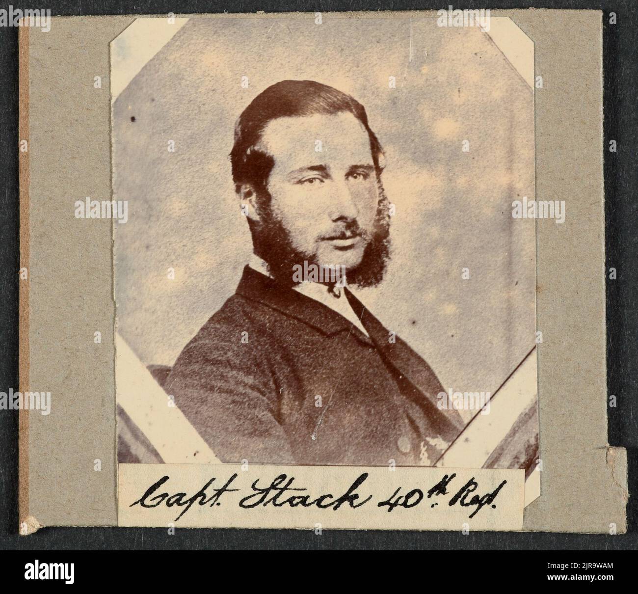 Stack, Capt., circa 1860, maker unknown Stock Photo - Alamy