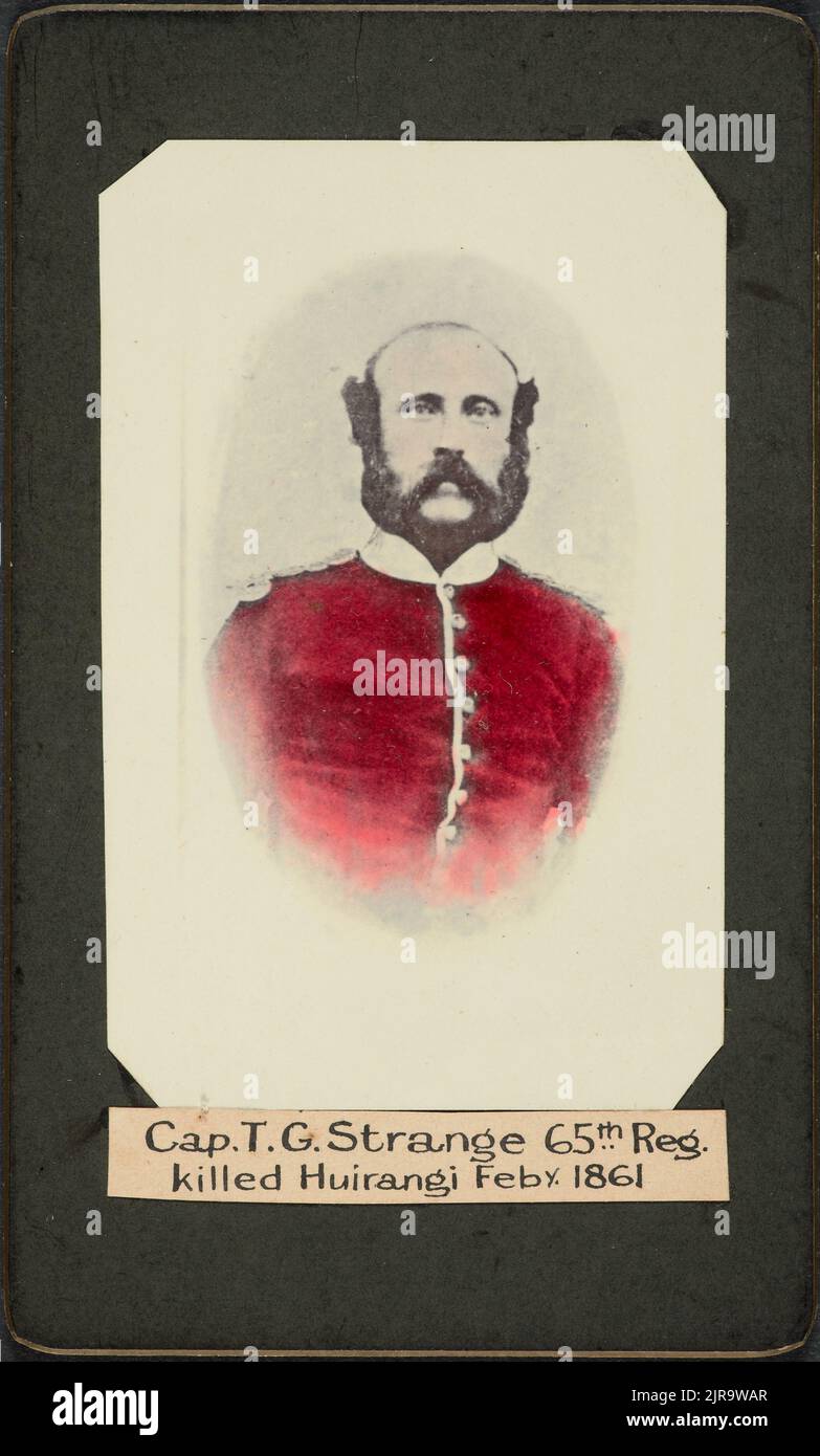 Capt. Strange, circa 1860, maker unknown Stock Photo - Alamy