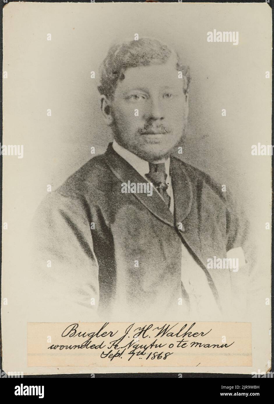 Bugler J. H. Walker, circa 1900, by William Francis Gordon Stock Photo ...