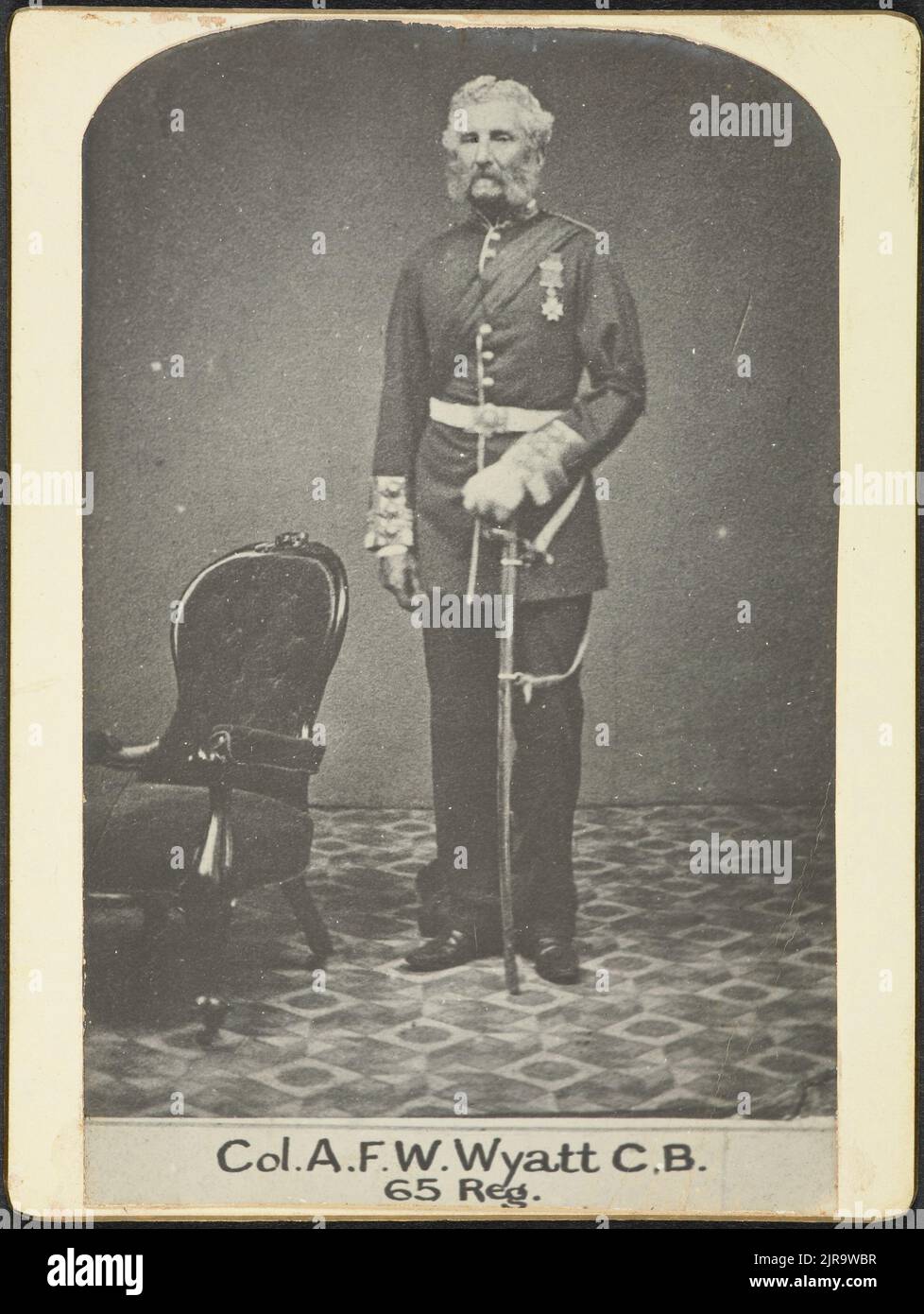 C b 65th regiment colonel wyatt a f e hi-res stock photography and ...