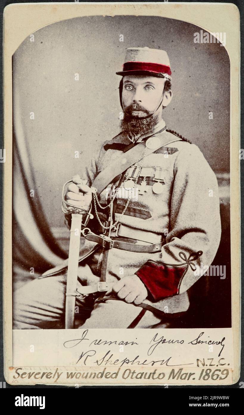 R. Shepherd, N.Z.C., circa 1860, maker unknown Stock Photo - Alamy