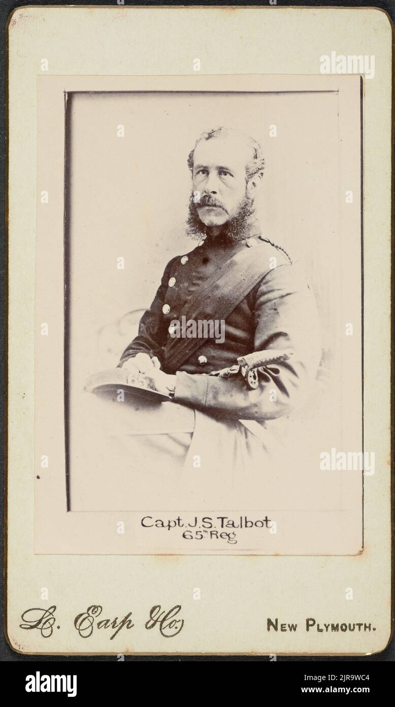 Captain J. S. Talbot, circa 1900, by William Francis Gordon Stock Photo ...