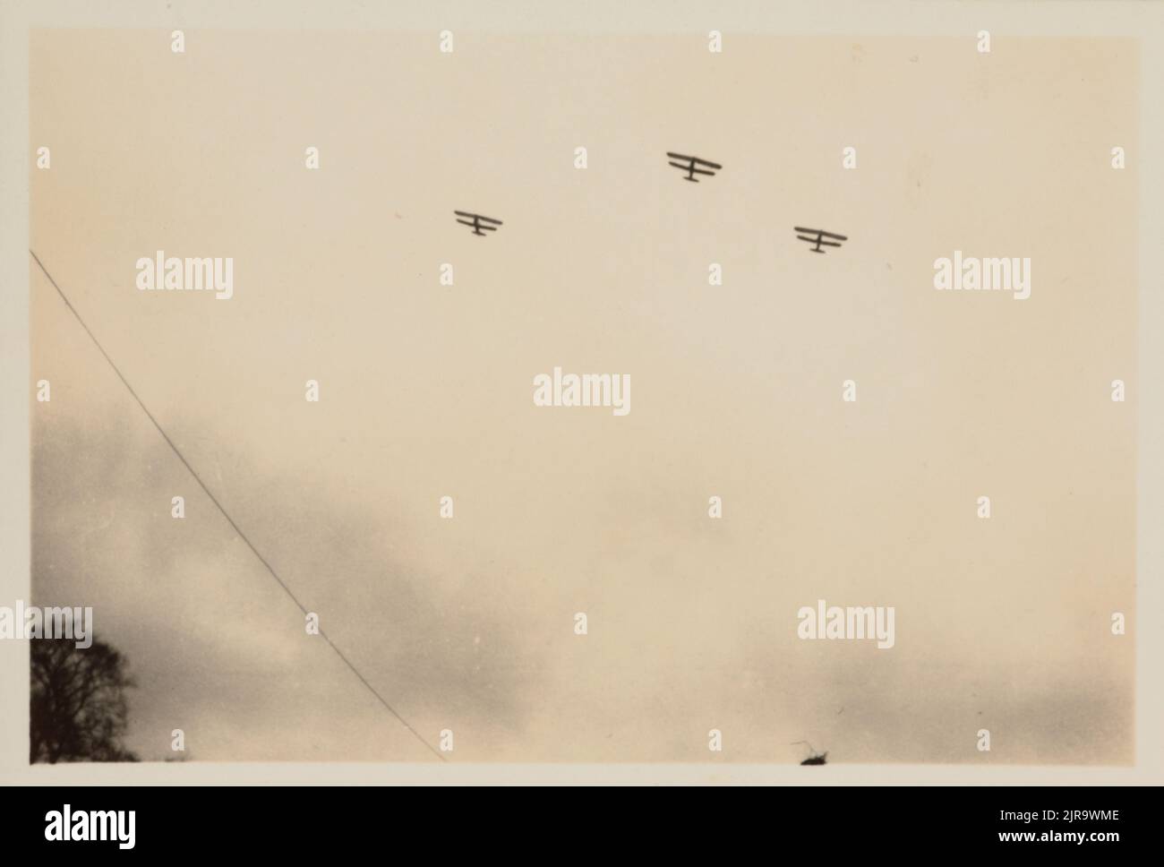 Aeroplanes in flight, England, 1930s, England, by Eric Lee-Johnson ...