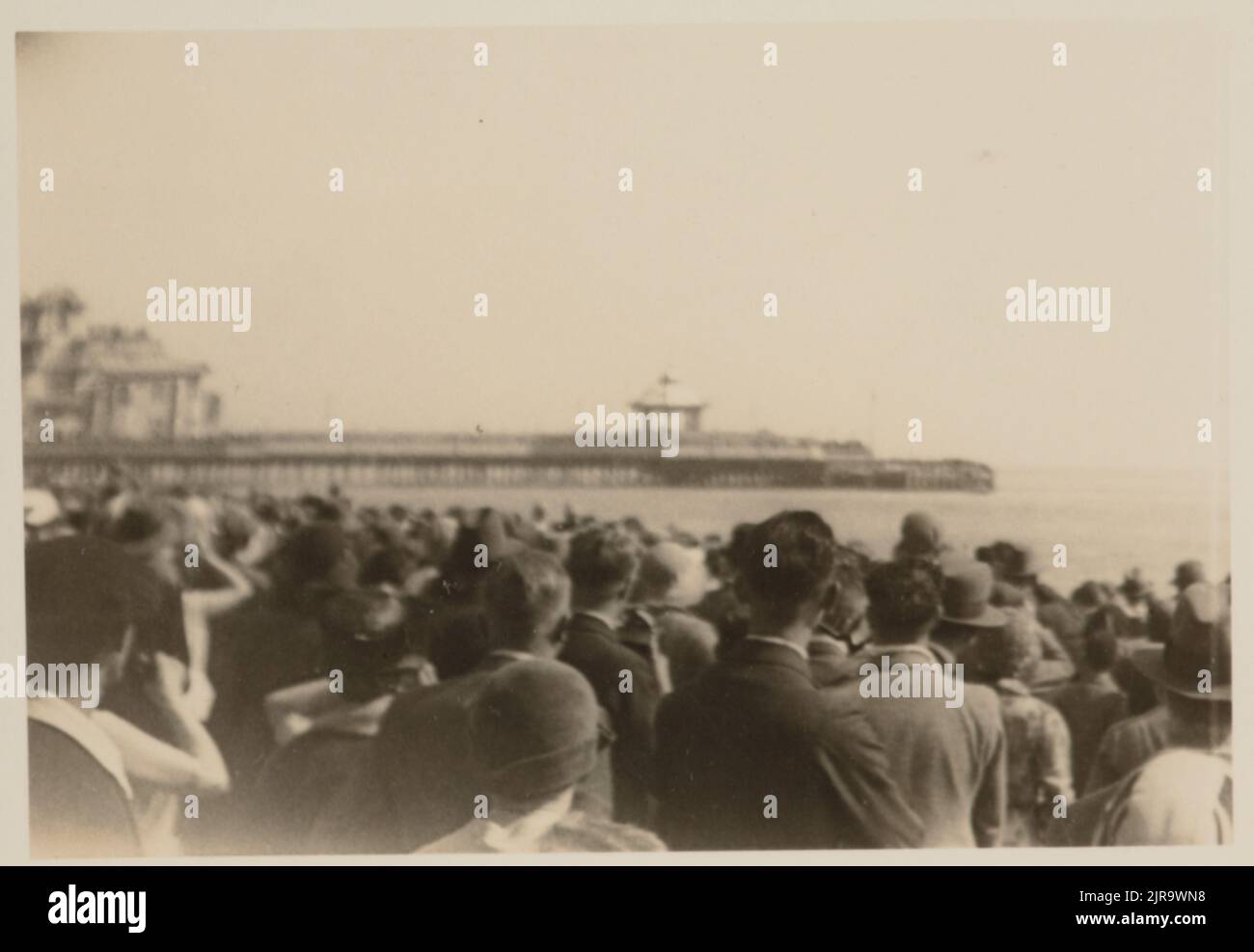 Brighton beachfront, 1930s, Brighton, by Eric Lee-Johnson Stock Photo ...