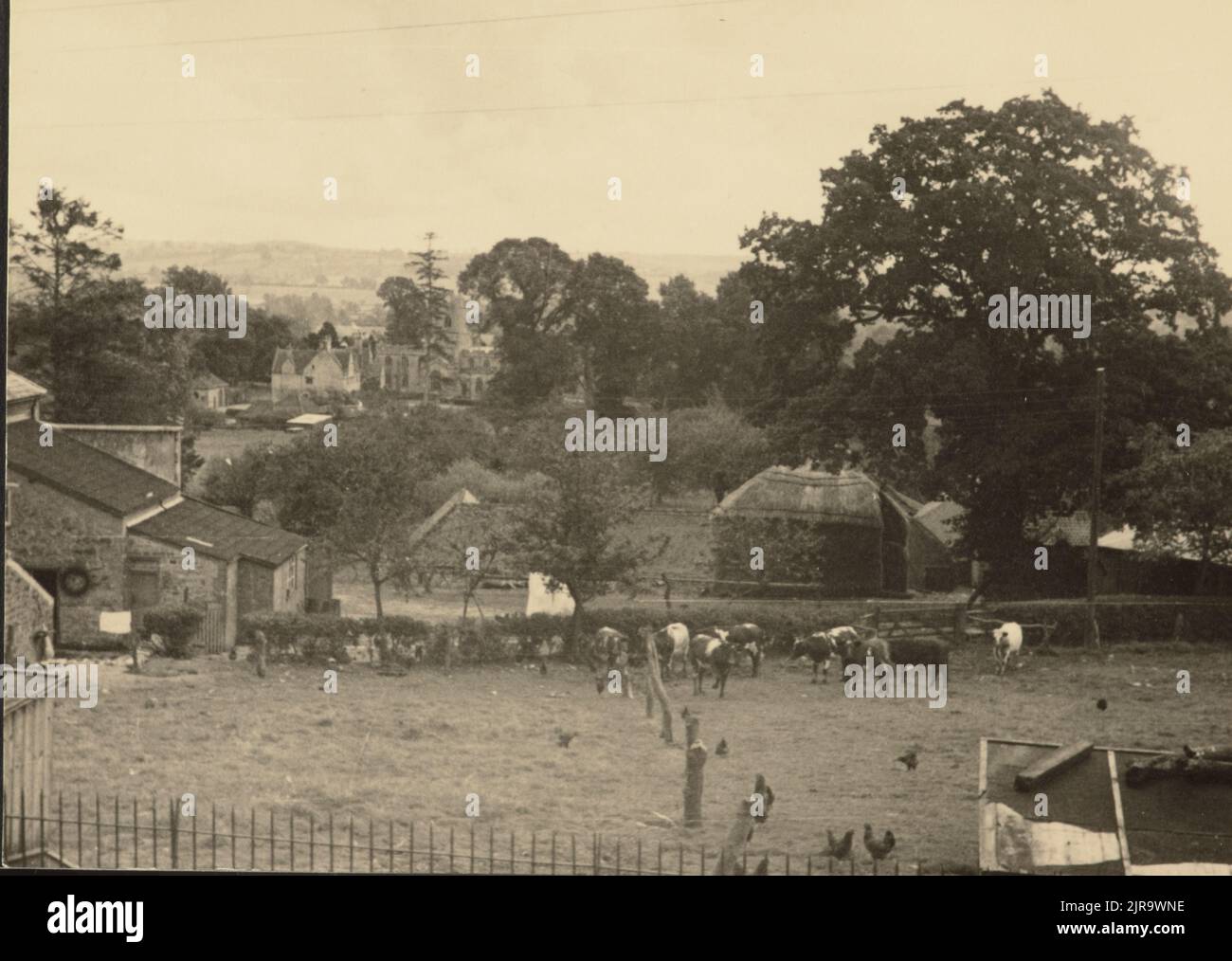 English countryside scenery, 1930s, England, by Eric Lee-Johnson Stock ...
