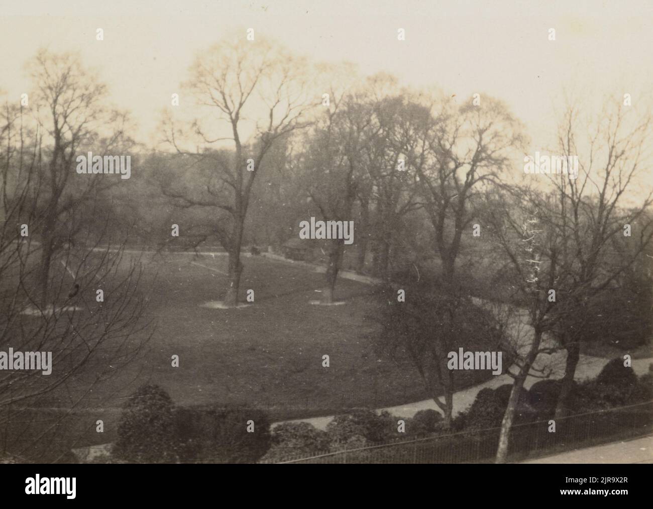 Peckham Park, London, 1930s, London, by Eric Lee-Johnson Stock Photo ...
