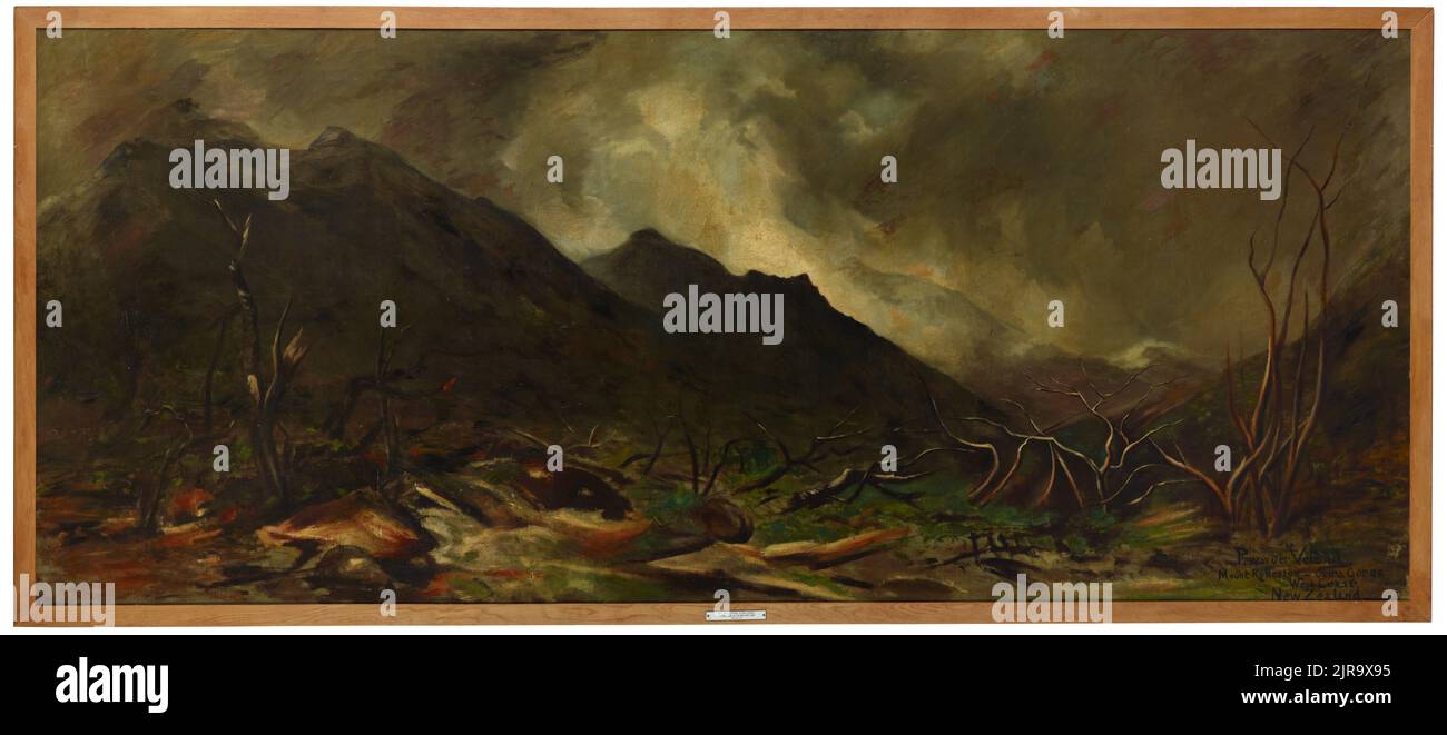 Mount Rolleston, Otira Gorge, West Coast, New Zealand, circa 1911 ...