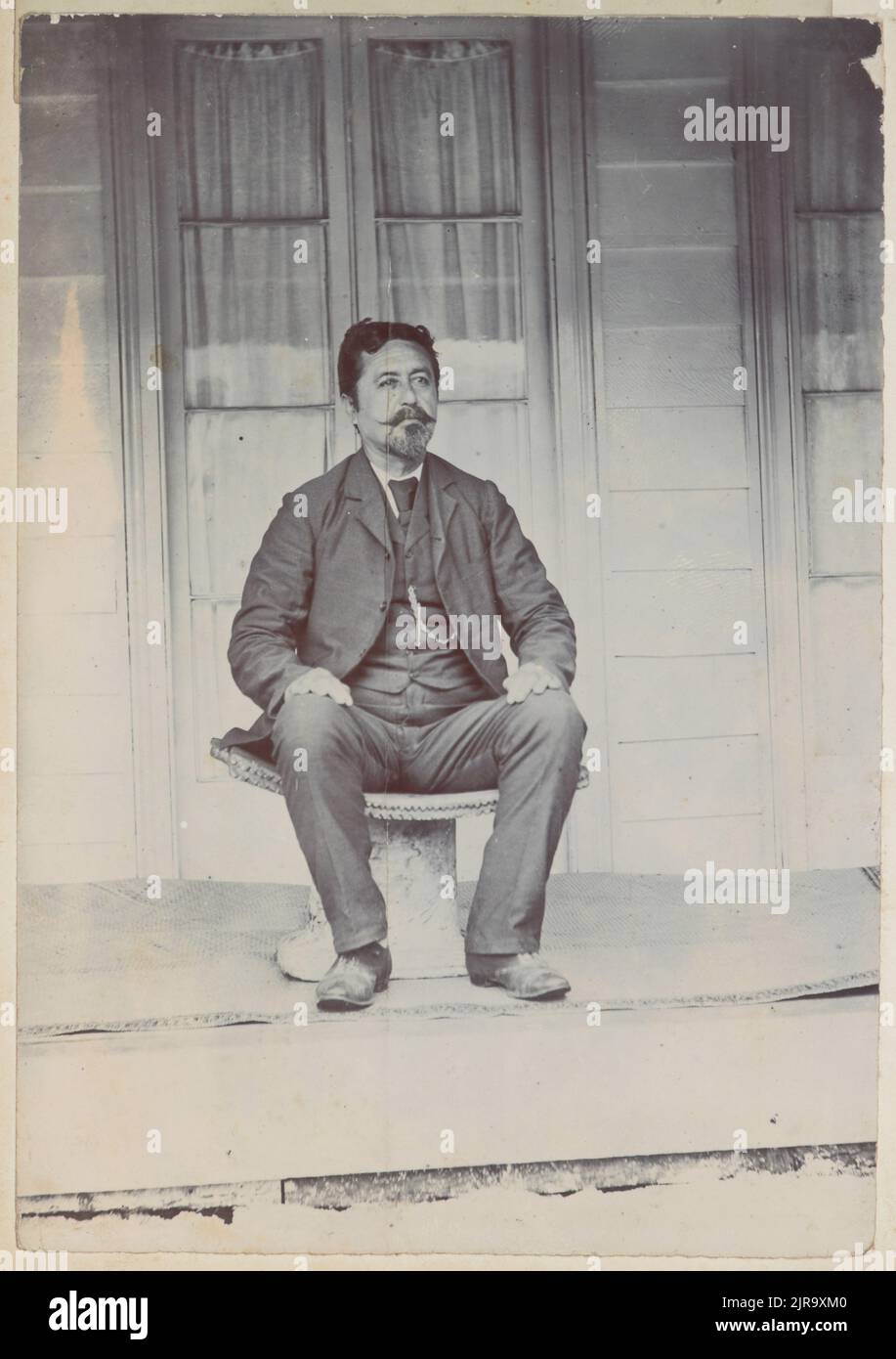 Pa Ariki. From the album: Cook Islands, circa 1896, Rarotonga, maker ...