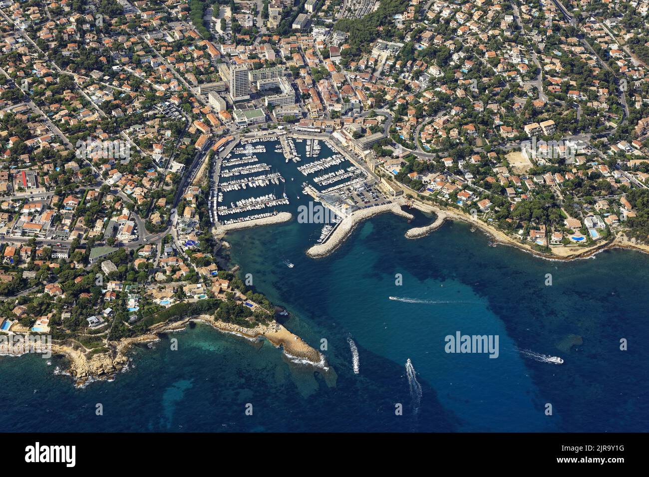 Marine protected area parc marin de la cote bleue hi-res stock ...