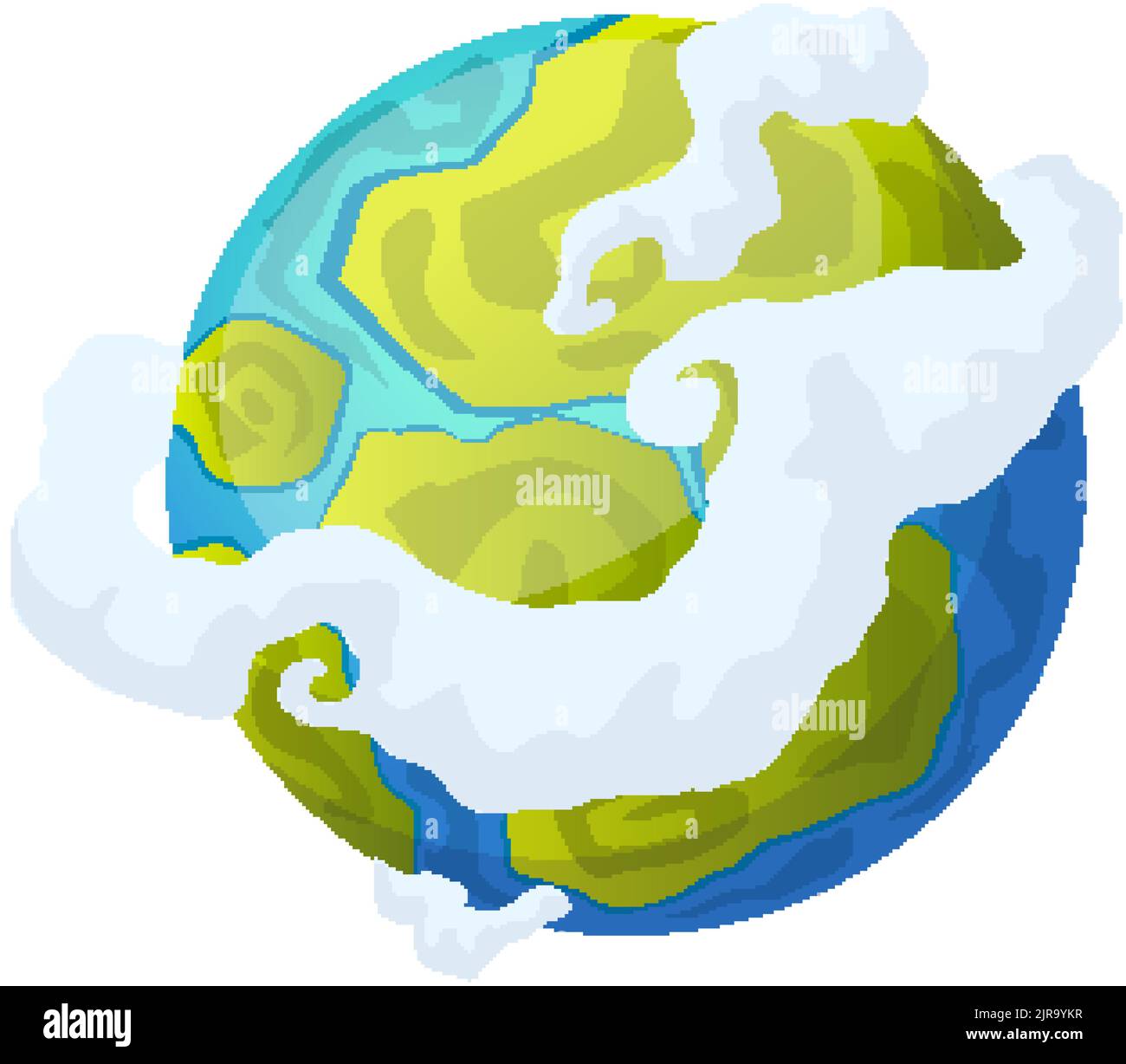planet magic cartoon vector illustration Stock Vector Image & Art - Alamy