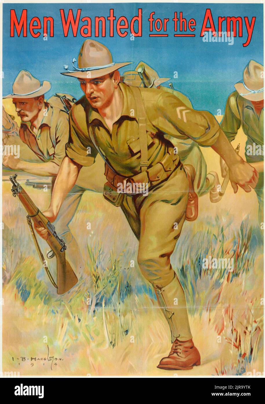 Poster, 'Men Wanted for the Army', 1914, United States, by Isaac ...