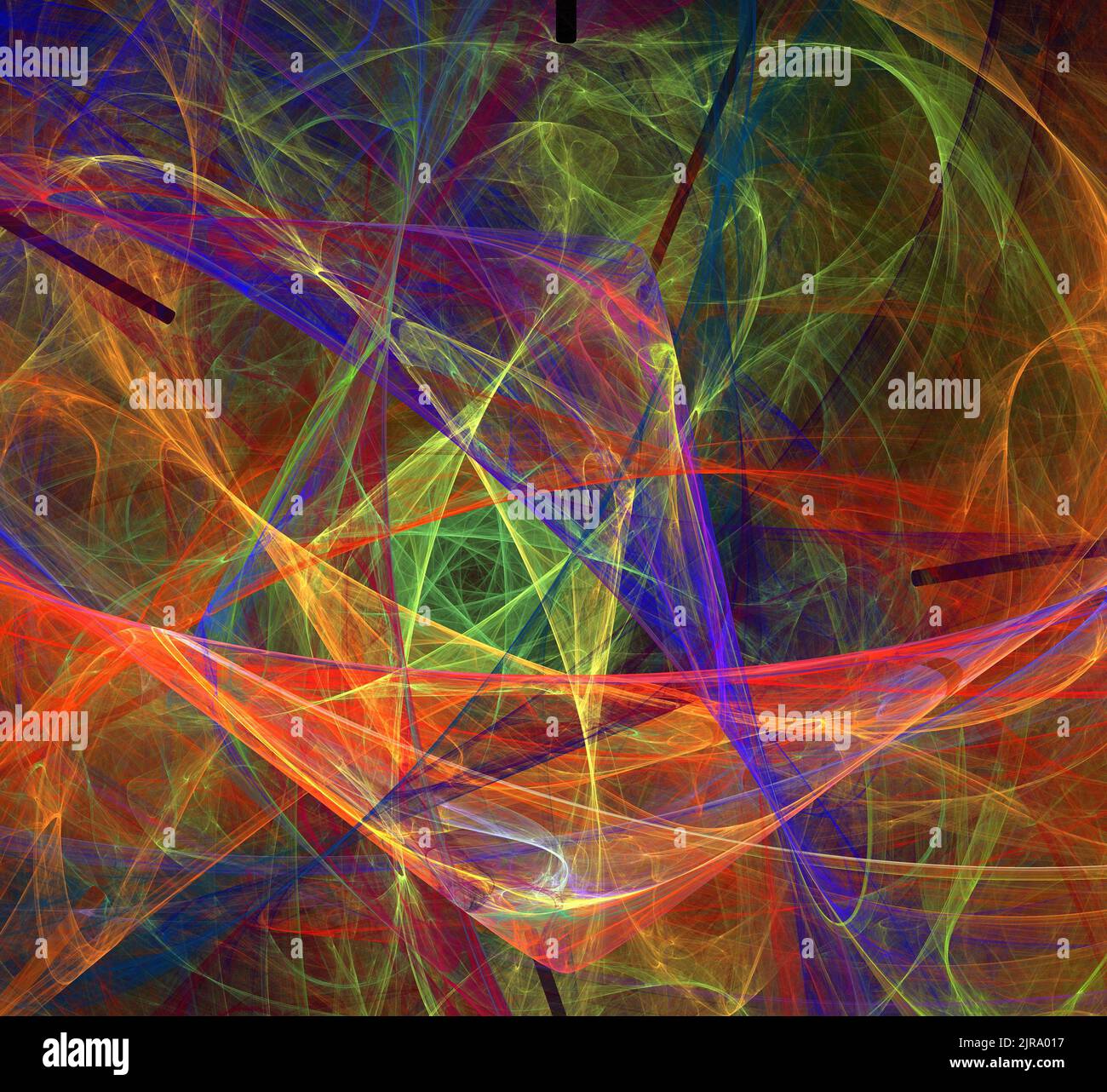 image of one Illustration of digital fractal Stock Photo - Alamy