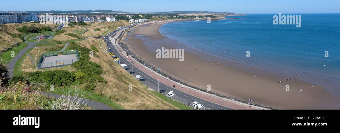 Panorama view of the North Bay at Scarborough, North Yorkshire ...