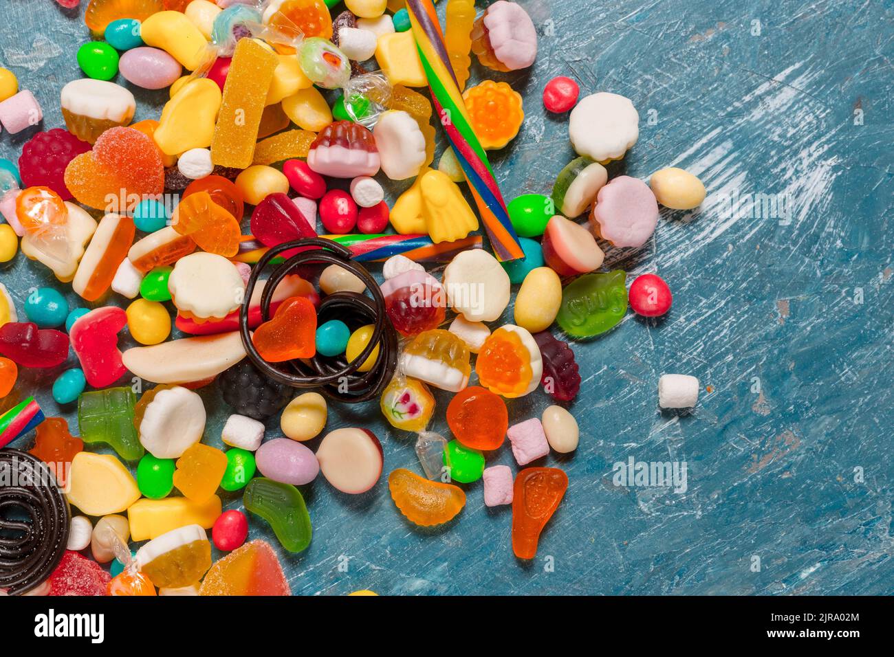 Colorful Candies mixed Stock Photo - Alamy