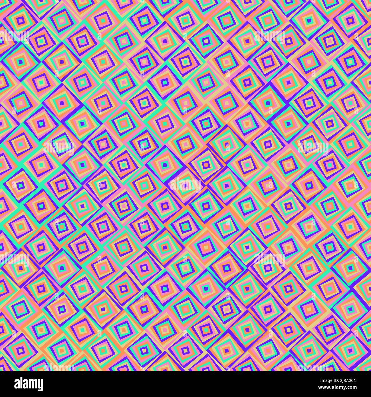 Colorised Rhombuses tiles tessellation pattern illustration Stock ...