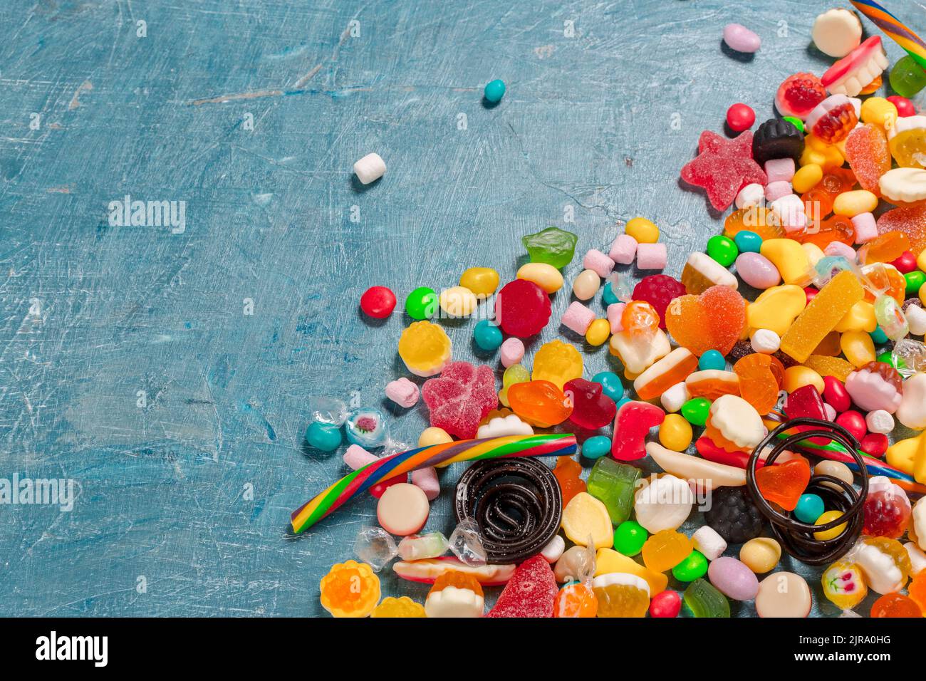 Colorful Candies mixed Stock Photo - Alamy
