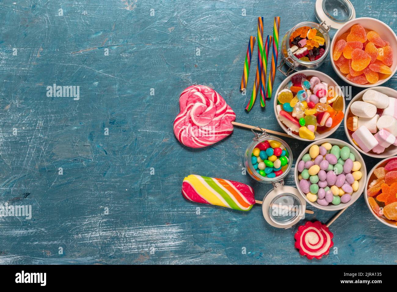 Colorful Candies mixed Stock Photo - Alamy