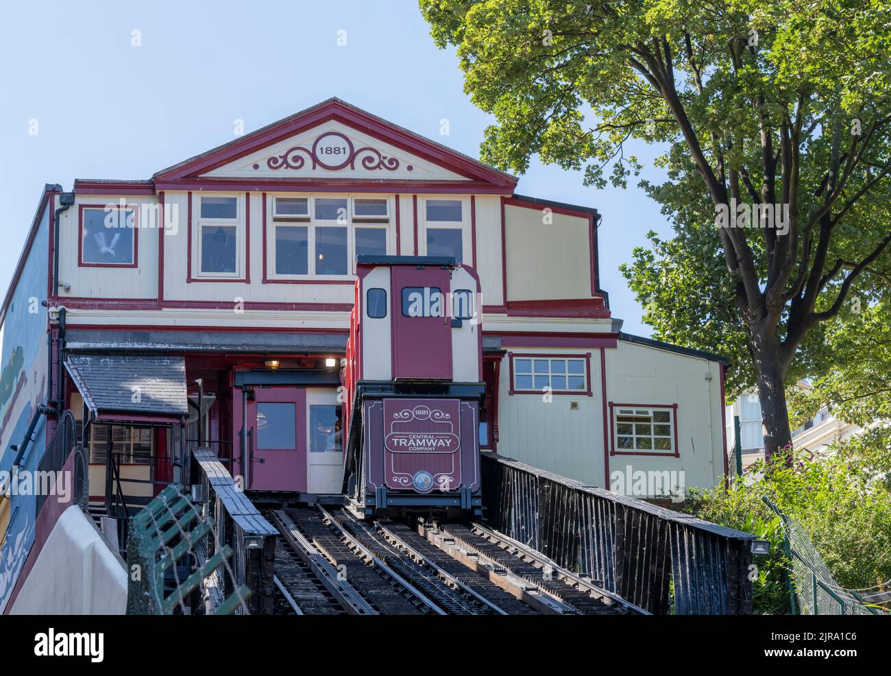 Central tramway scarborough hi-res stock photography and images - Alamy