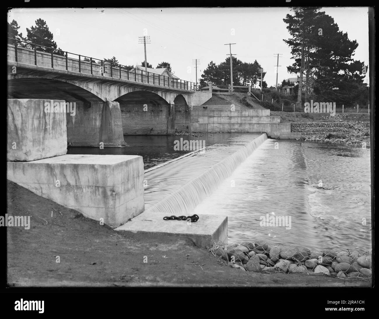 Concrete Bridge, circa 1930, maker unknown. F B Butler/Crown Studios ...