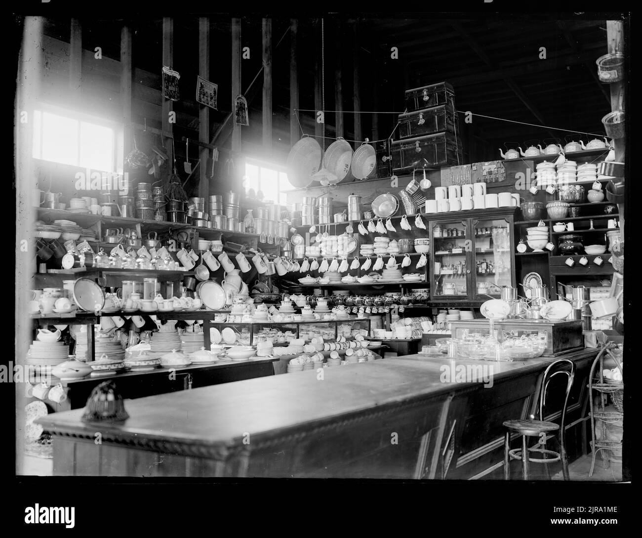 Shop Interior, circa 1915, maker unknown. Gift of Margaret and John Christie, 1979 Stock Photo ...